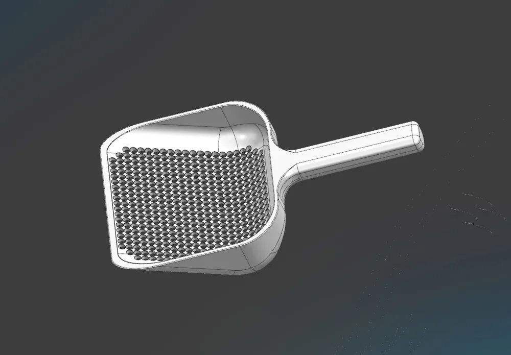 Cat litter scoop\4mm holes suitable for mineral and bentonite litter ...