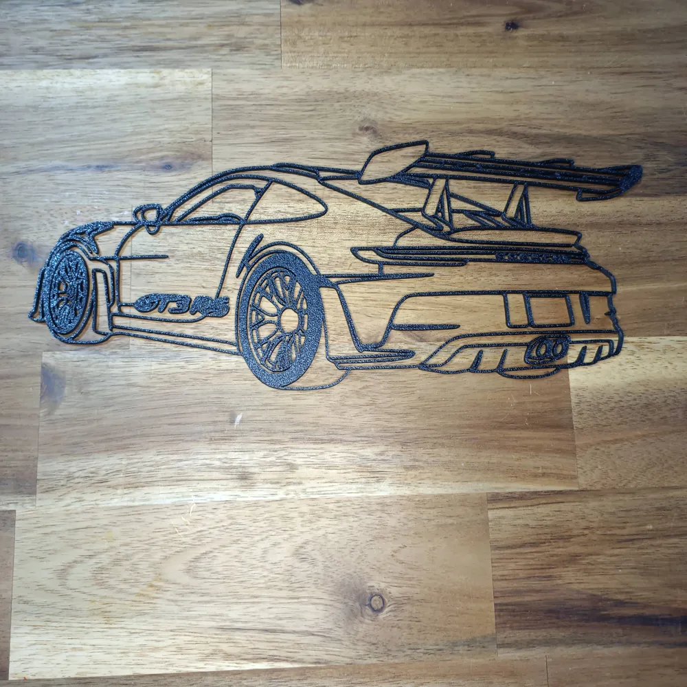 Porsche 911 GT3 RS Arte de Parede - 992 Supercarro - Modelo gratuito ...