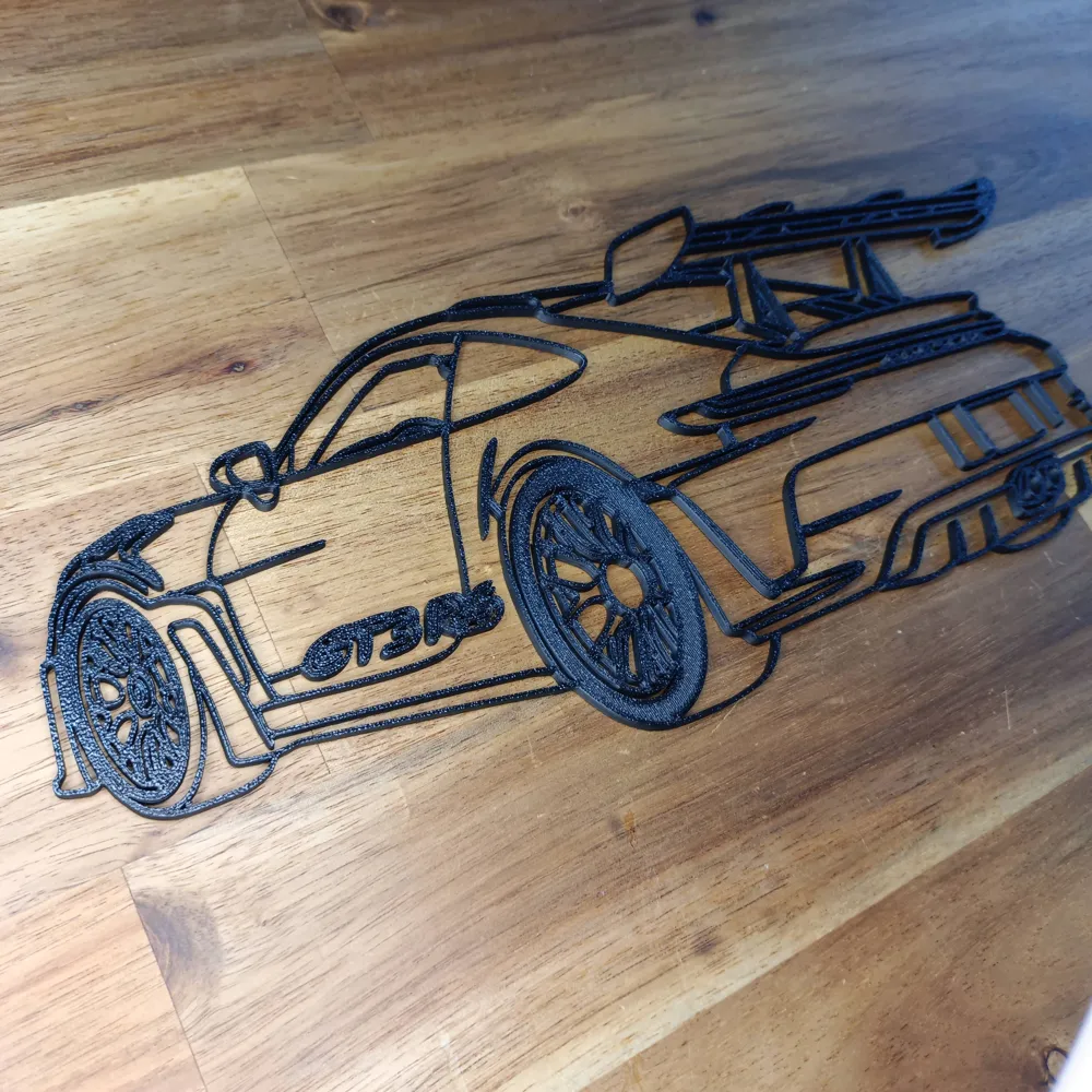 Porsche 911 GT3 RS Arte de Parede - 992 Supercarro - Modelo gratuito ...