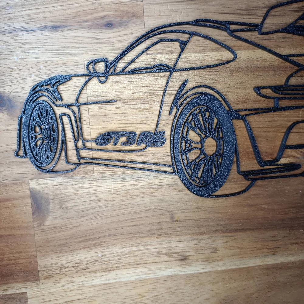 Porsche 911 GT3 RS Arte de Parede - 992 Supercarro - Modelo gratuito ...