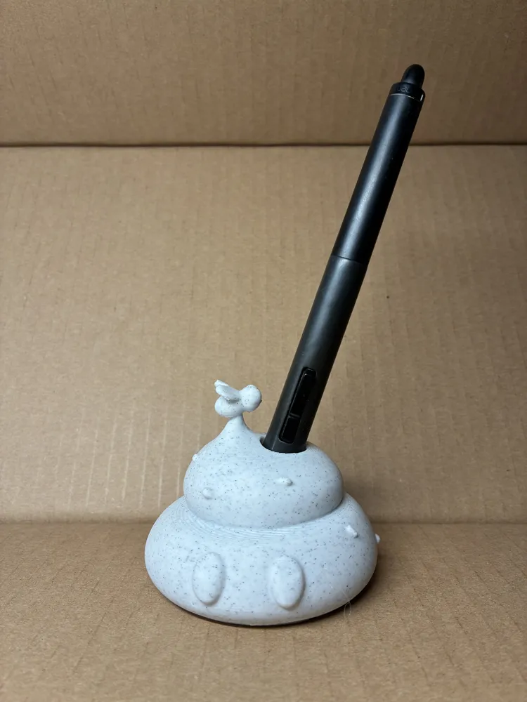 Poop Pen Holder - Free 3D Print Model - MakerWorld