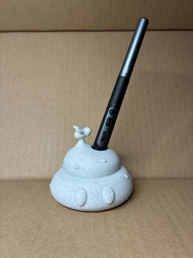 Poop Pen Holder - Free 3D Print Model - MakerWorld