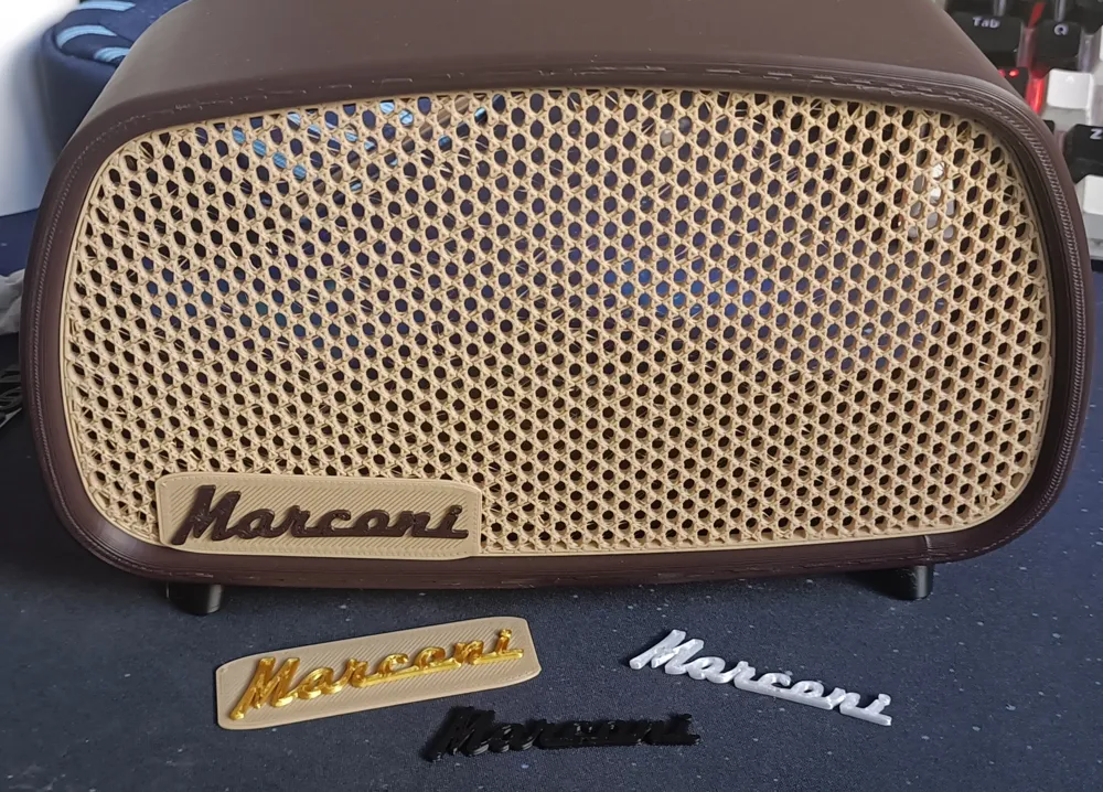 Logo Marconi - Free 3D Print Model - MakerWorld