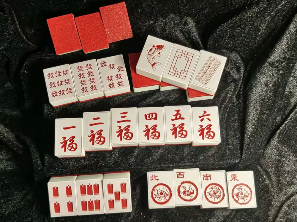 New Year Good Fortune Mahjong Tile Set - Free 3D Print Model - MakerWorld