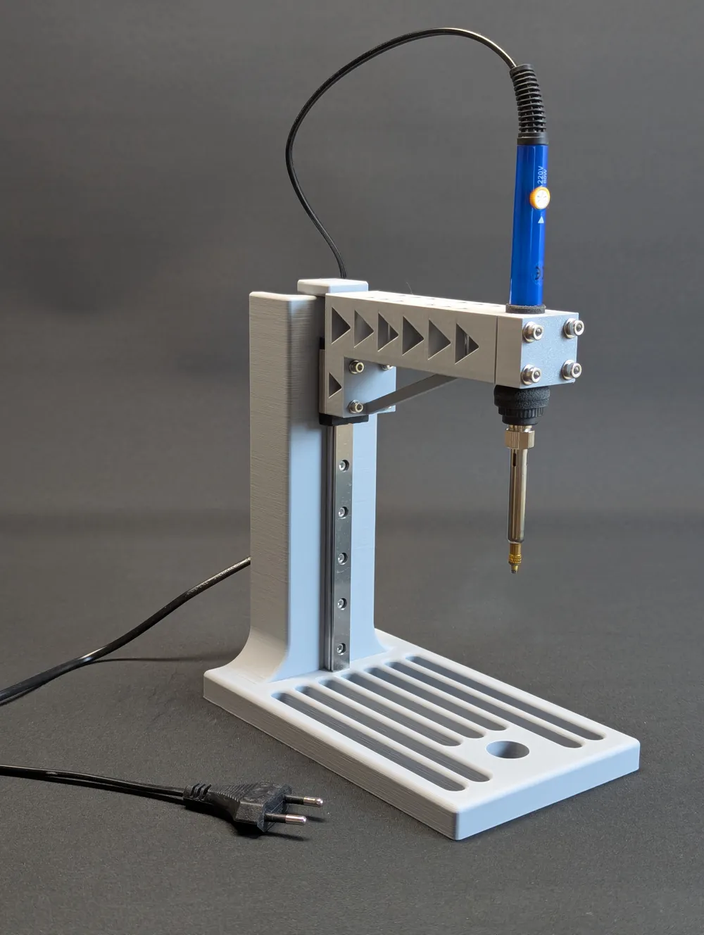 Soldering Iron Stand for Heat Set Inserts - Free 3D Print Model ...