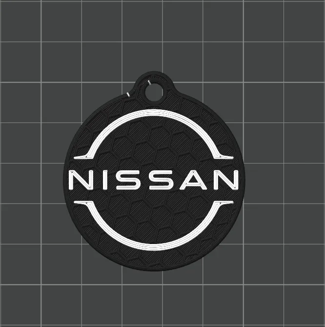 Nissan Keychain NO AMS - Free 3D Print Model - MakerWorld