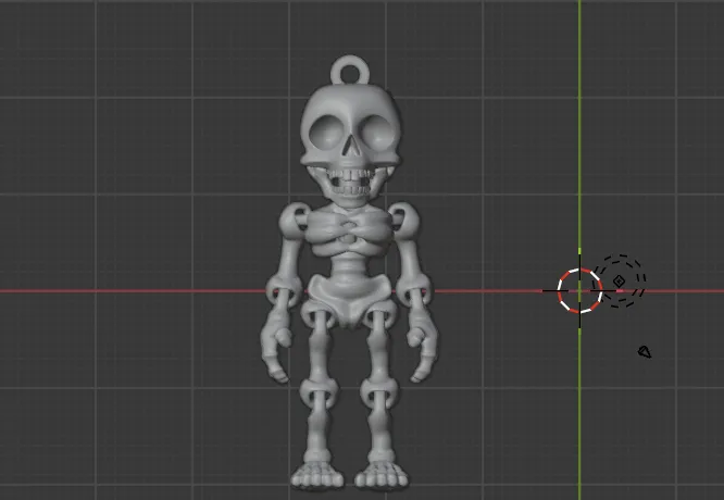 mini skeleton keychain - Free 3D Print Model - MakerWorld
