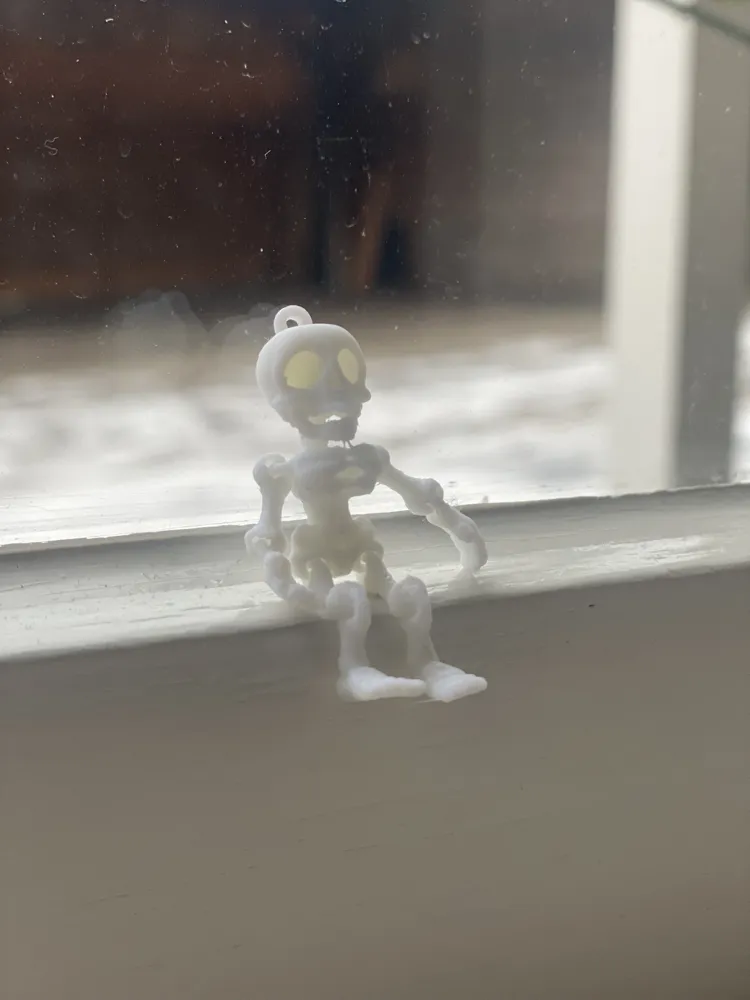 mini skeleton keychain - Free 3D Print Model - MakerWorld