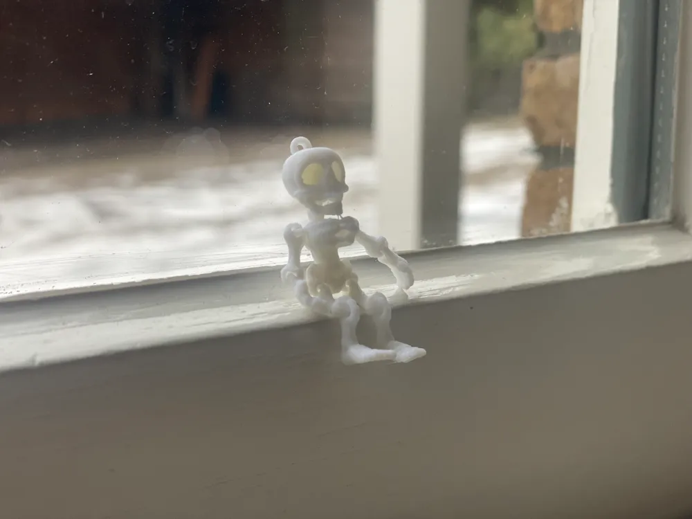 mini skeleton keychain - Free 3D Print Model - MakerWorld