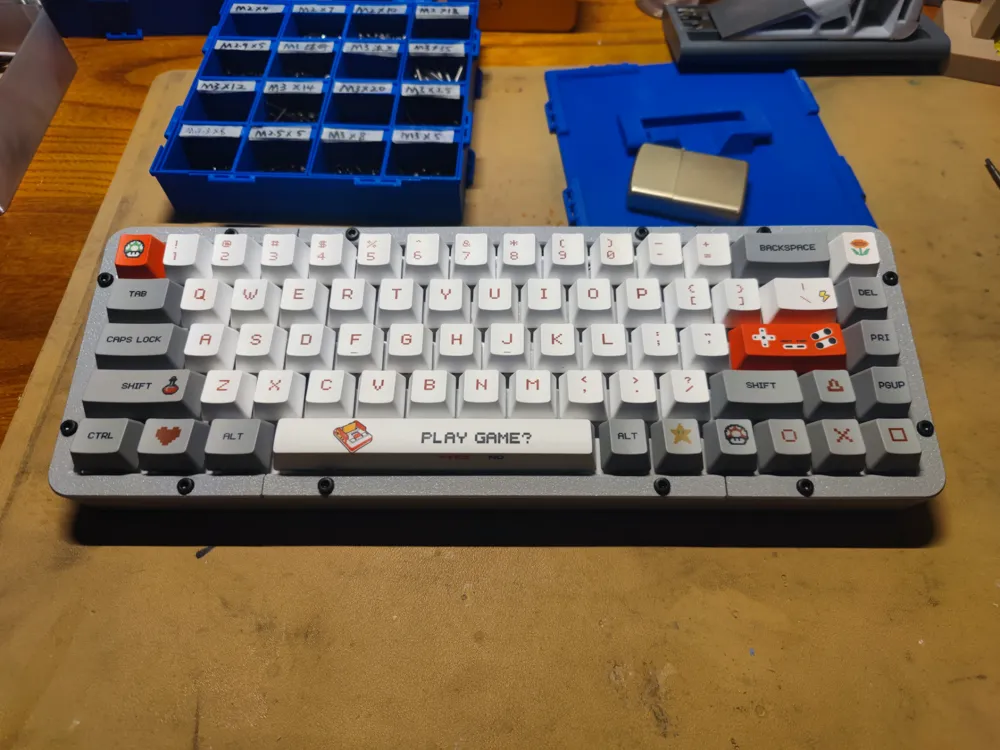 ciy68 keyboard kit case - Free 3D Print Model - MakerWorld