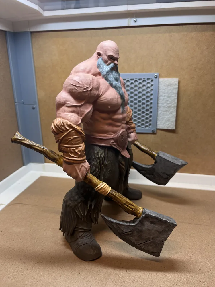 Viking Warrior - Free 3D Print Model - MakerWorld