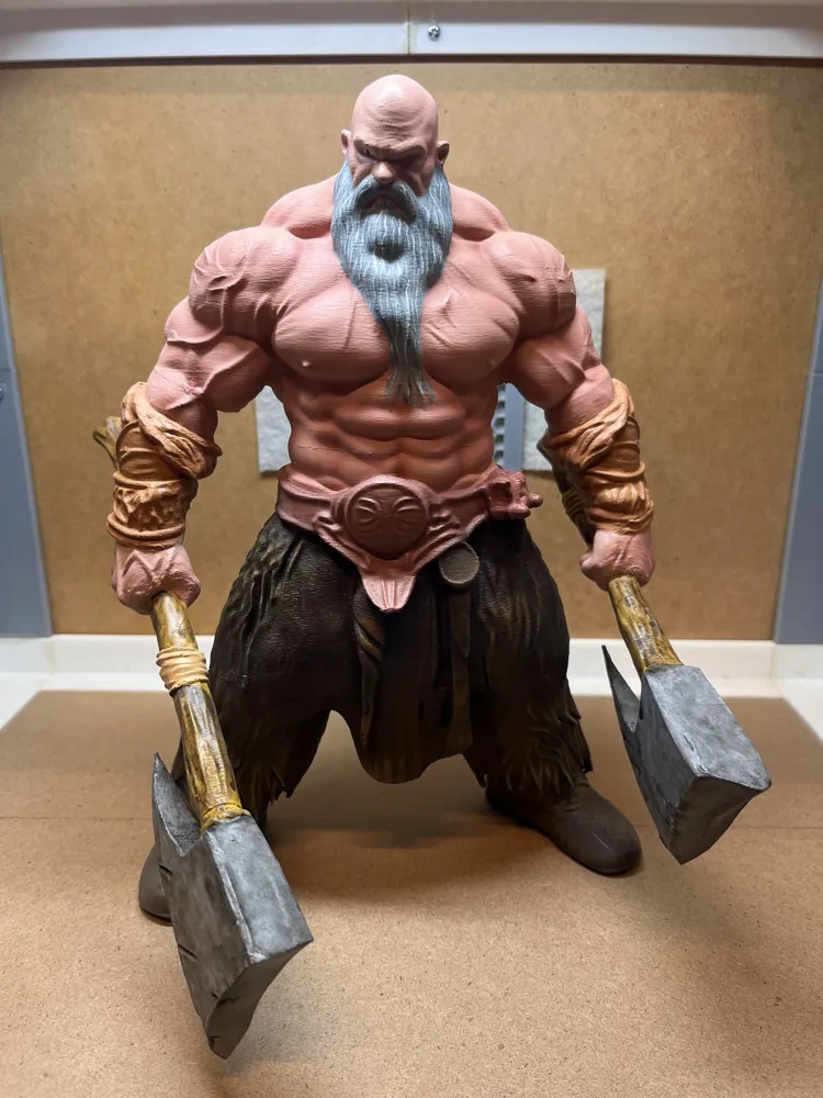 Viking Warrior - Free 3D Print Model - MakerWorld