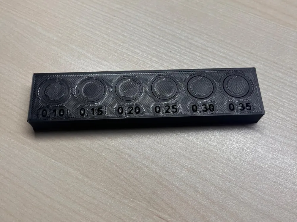 Tollerance Test - Free 3D Print Model - MakerWorld