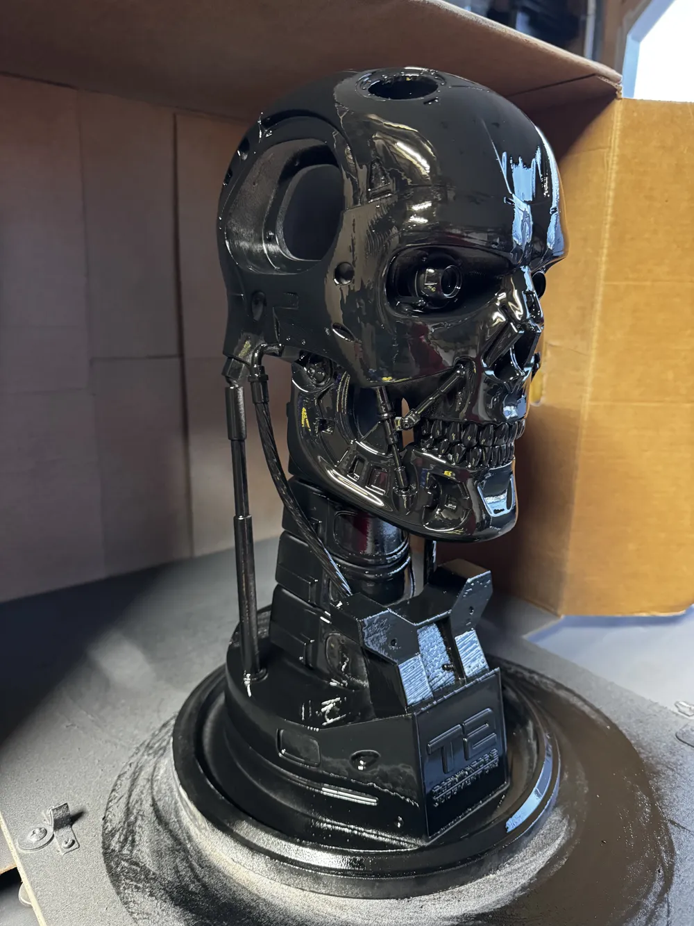 Terminator T-800 Bust - Free 3D Print Model - MakerWorld