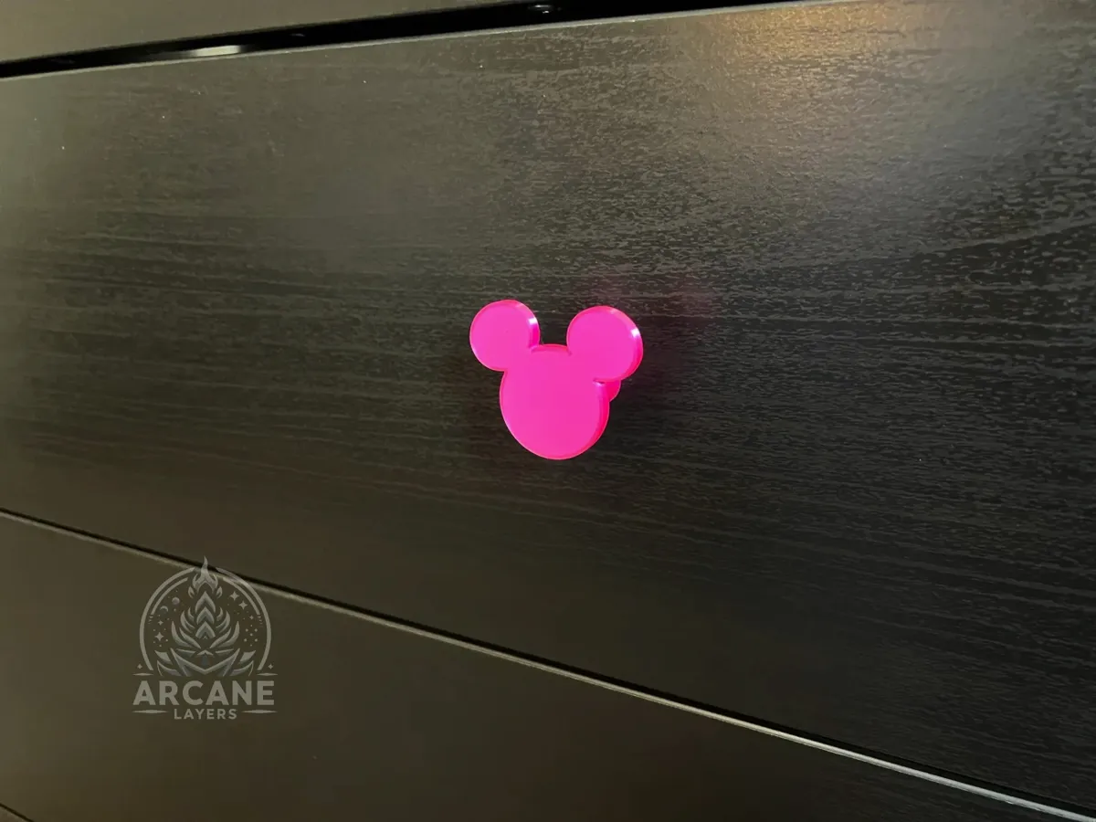 Disney Mickey Mouse Drawer Knob - Free 3D Print Model - MakerWorld