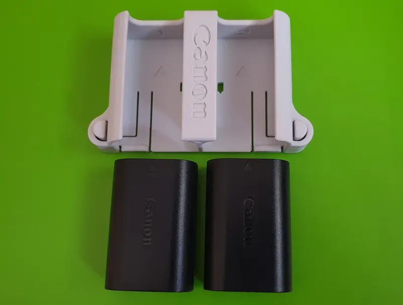 Several LP-E6 battery packs with release buttons - Free 3D Print Model ...
