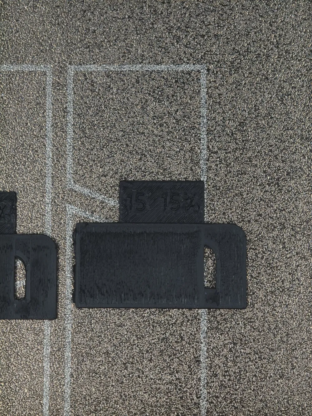 Teste de Engomagem - Superfície ligeiramente maior + Cantos ...