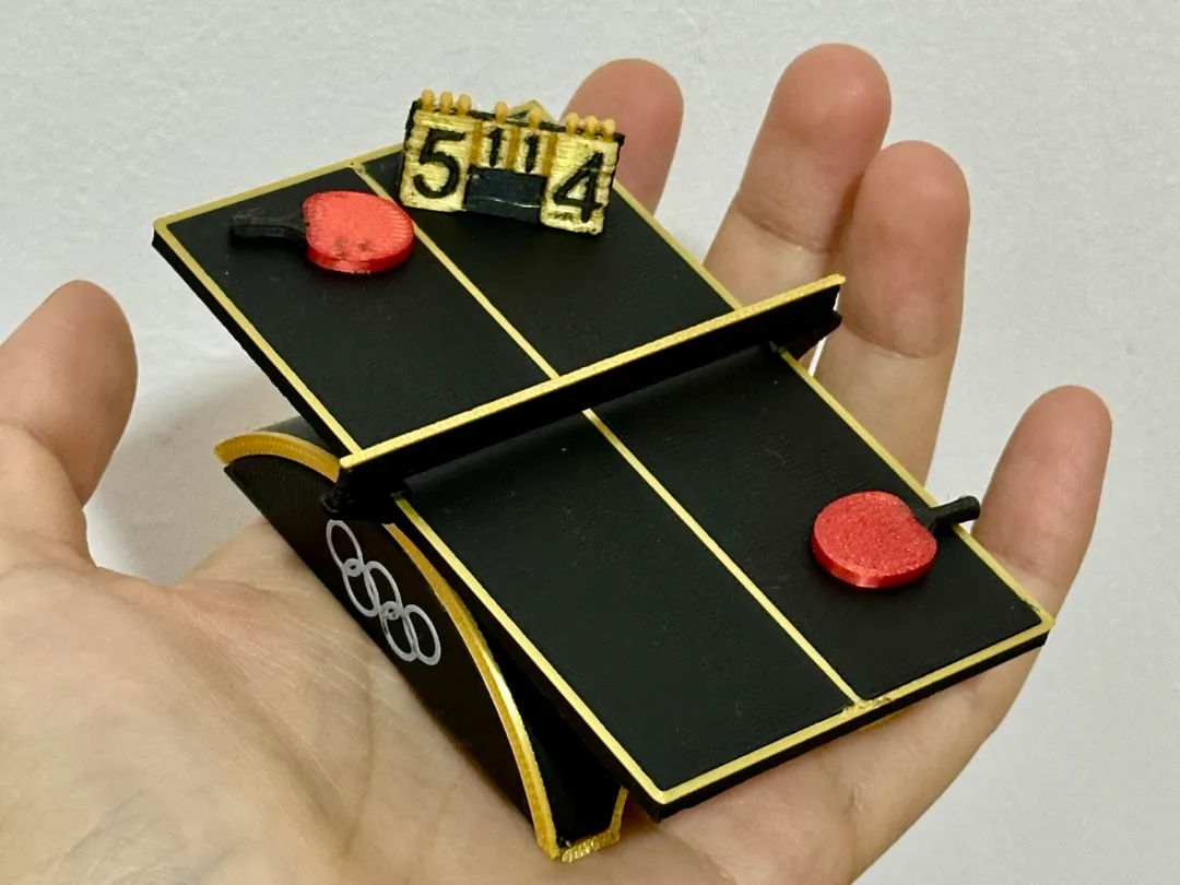 Mini Ping Pong Table (Paris Olympics) - Free 3D Print Model - MakerWorld