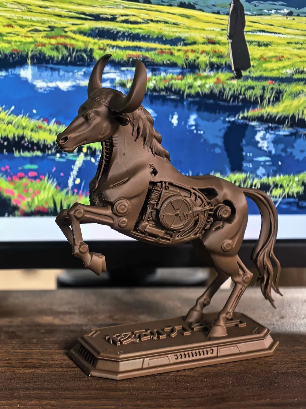 Nuclear Powered Ox-Horse Cyberpunk Sci-Fi Style Mechanical Bionic Model ...