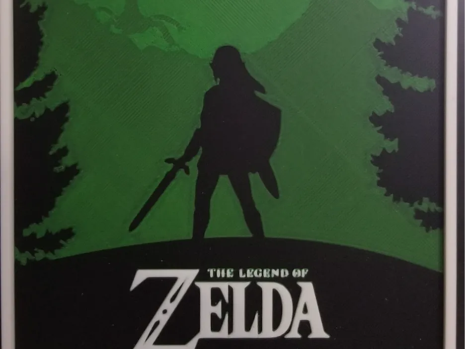 The Legend of Zelda Poster - Free 3D Print Model - MakerWorld