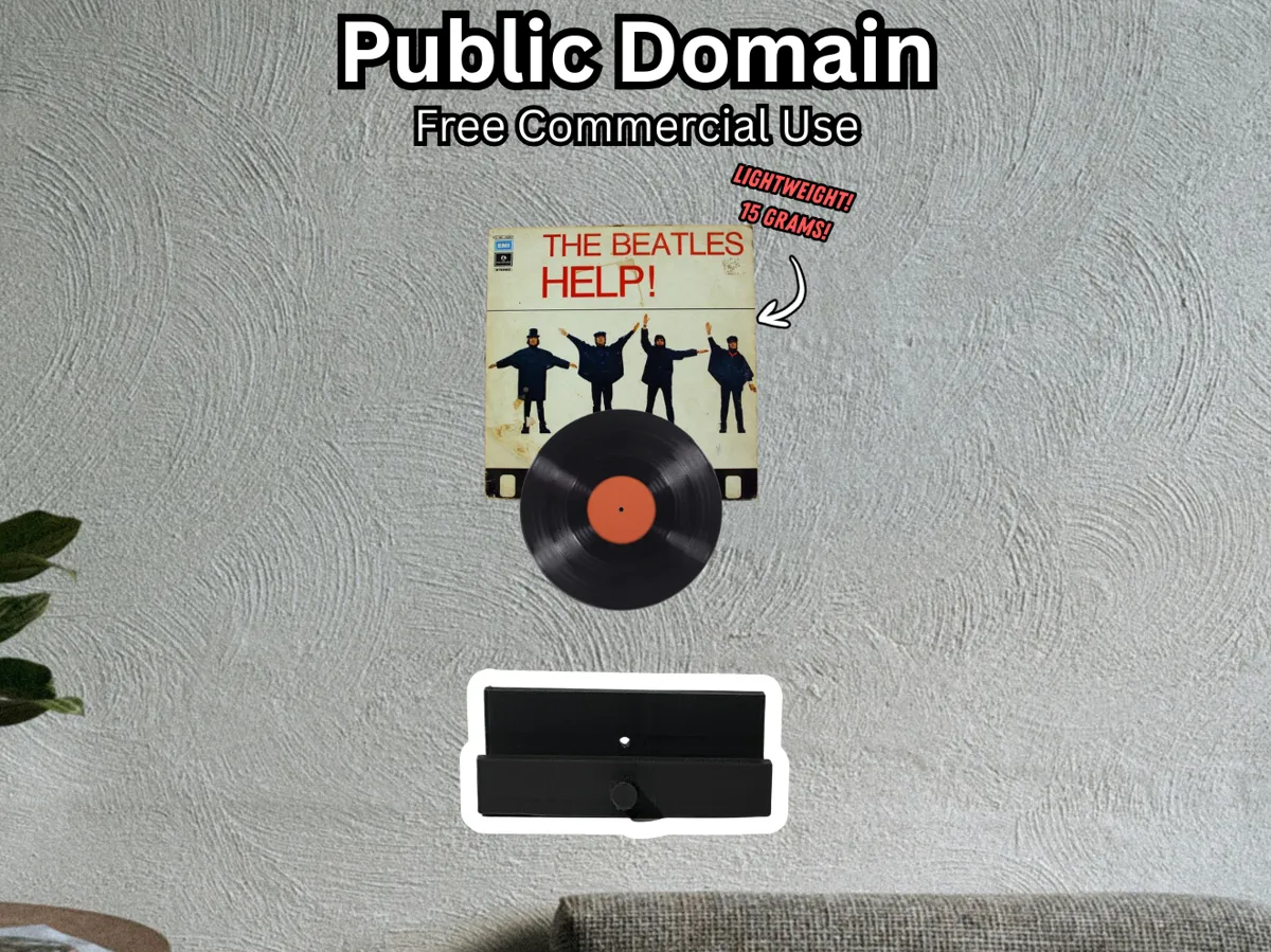 Vinyl Record & Album Wall Mount (Dual Display) - Free 3D Print Model ...