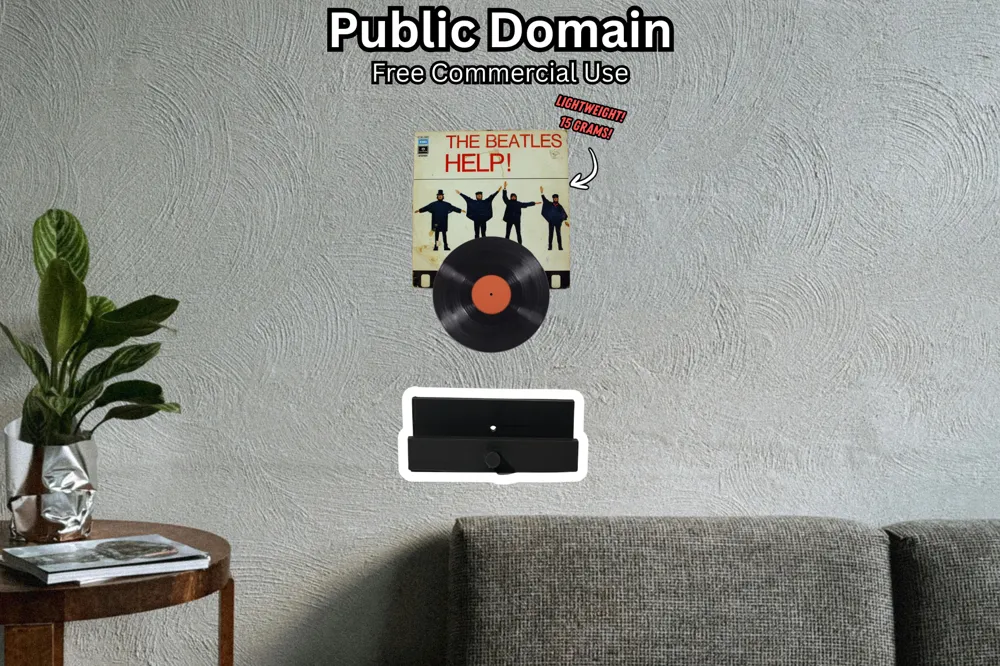 Vinyl Record & Album Wall Mount (Dual Display) - Free 3D Print Model ...