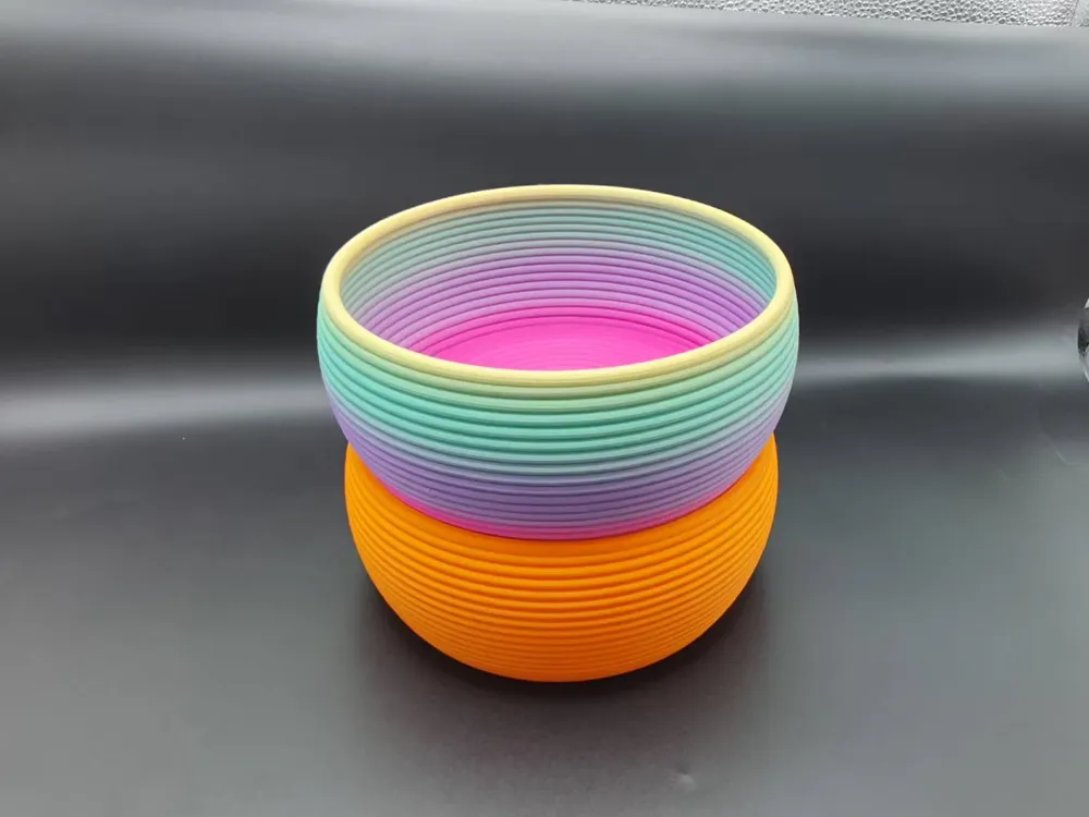 Plateaux de rangement empilables à texture hélicoïdale - Modèle d ...