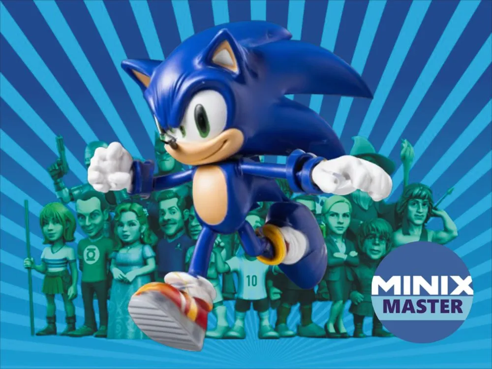 sonic minix figure - Free 3D Print Model - MakerWorld