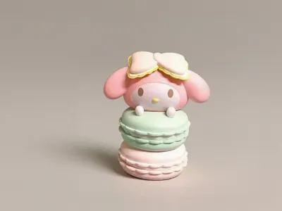 My Melody - Sanrio Kuromi My Melody mystery box figures children's ...