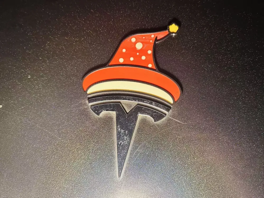 Champignon logo Tesla - Modèle d'Impression 3D Gratuit - MakerWorld