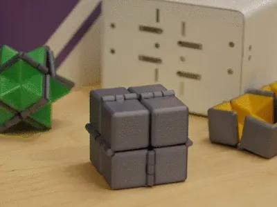 Colorful variation fidget star - Free 3D Print Model - MakerWorld