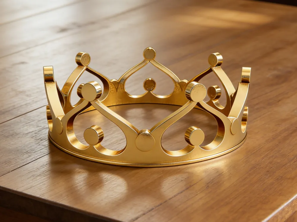 Birthday hat Heart crown - Free 3D Print Model - MakerWorld