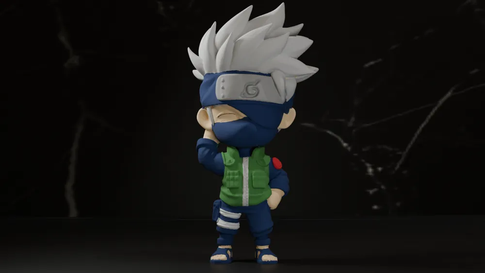 Chibi Kakashi - Naruto - Free 3D Print Model - MakerWorld