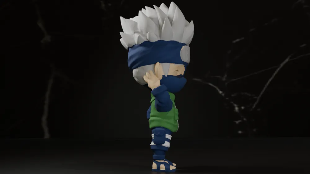 Chibi Kakashi - Naruto - Free 3D Print Model - MakerWorld