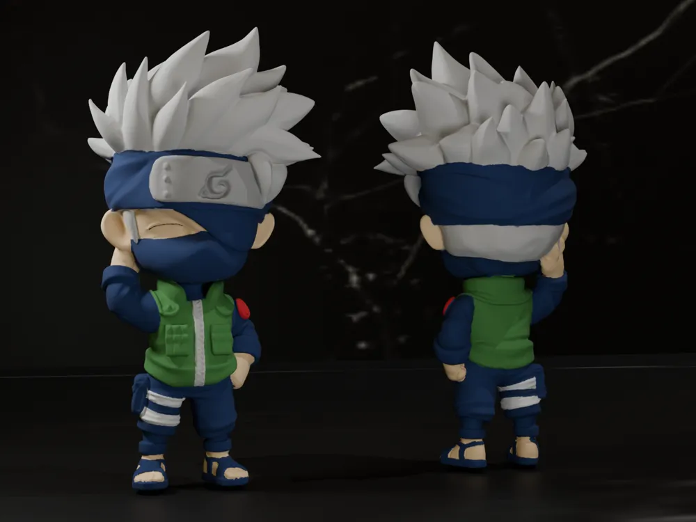 Chibi Kakashi - Naruto - Free 3D Print Model - MakerWorld