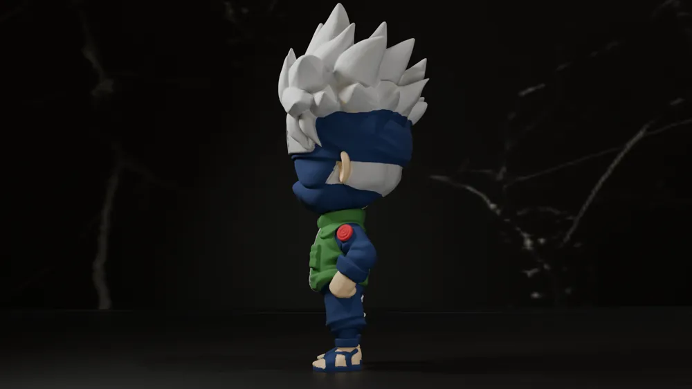 Chibi Kakashi - Naruto - Free 3D Print Model - MakerWorld