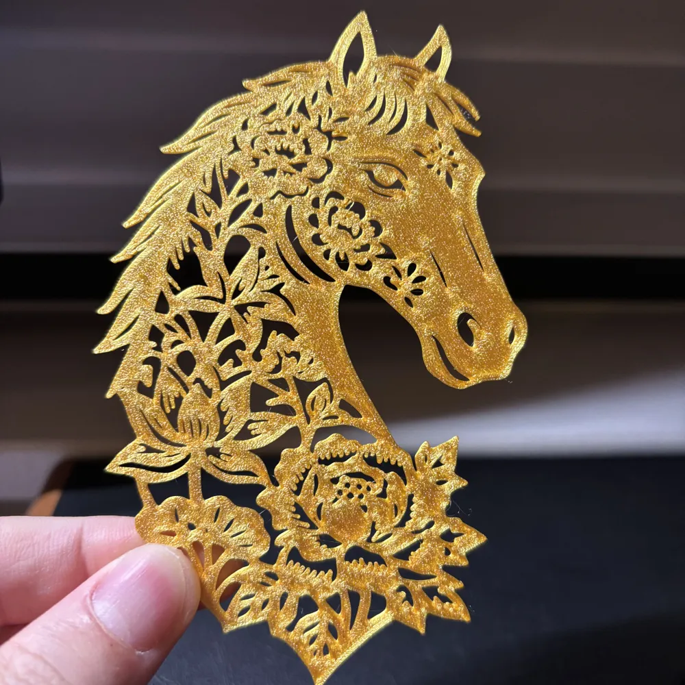 2026 Chinese New Year Year of the Horse Paper-cut Window Flower - Free ...