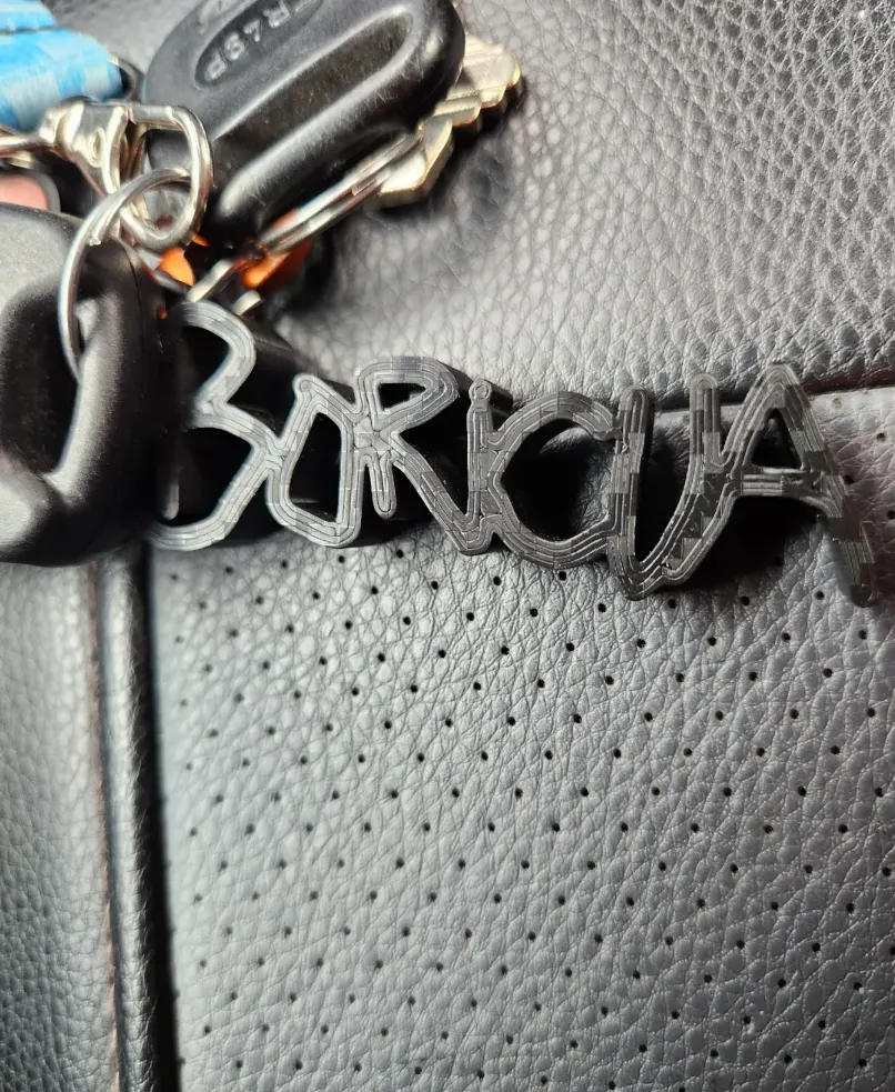 Boricua Keychain Simple - Free 3D Print Model - MakerWorld
