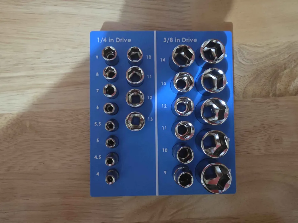 SAE and Metric Socket Organizers - Free 3D Print Model - MakerWorld