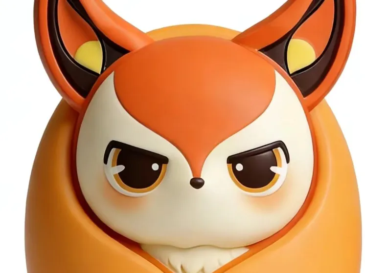 Eggy Party Bombo Fox Piggy Bank Abby - Free 3D Print Model - MakerWorld