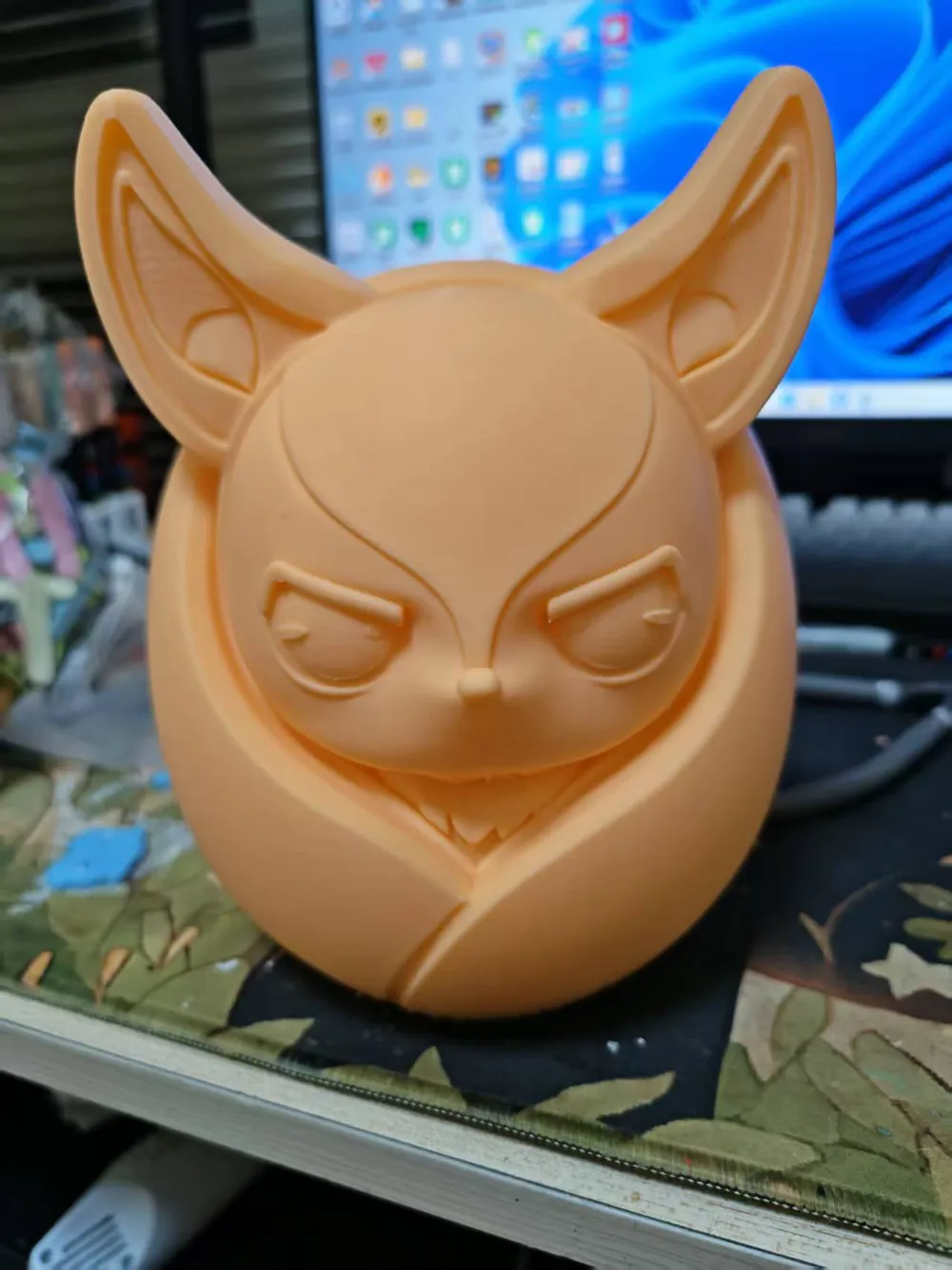 Eggy Party Bombo Fox Piggy Bank Abby - Free 3D Print Model - MakerWorld