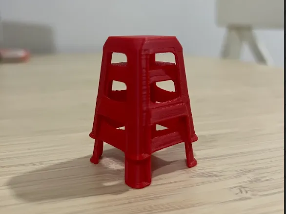 Guangdong Retro Red Stool_GuangDong RedStool - Free 3D Print Model ...