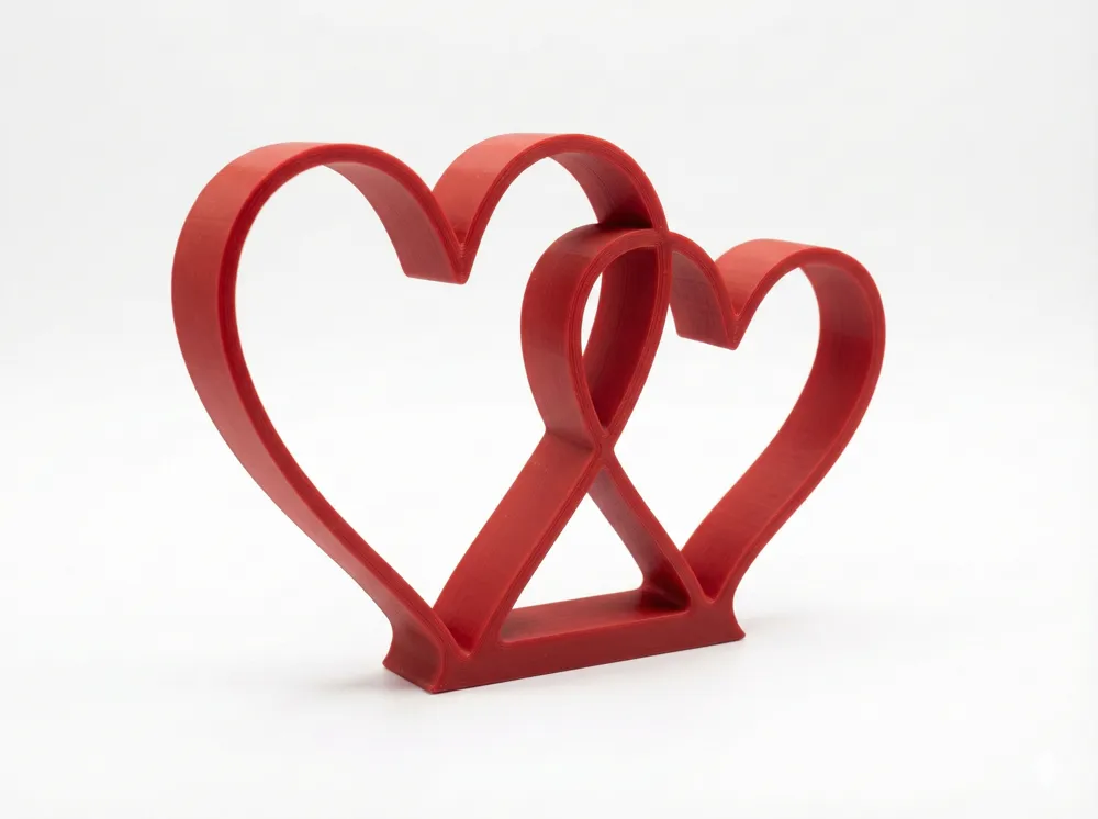 Interlocking Hearts Unity Display - Print-in-Place - Free 3D Print ...