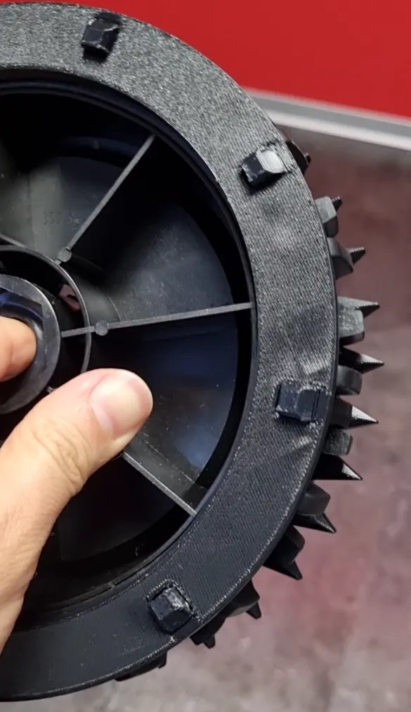 Parkside robot lawn mower wheel spikes - Free 3D Print Model - MakerWorld