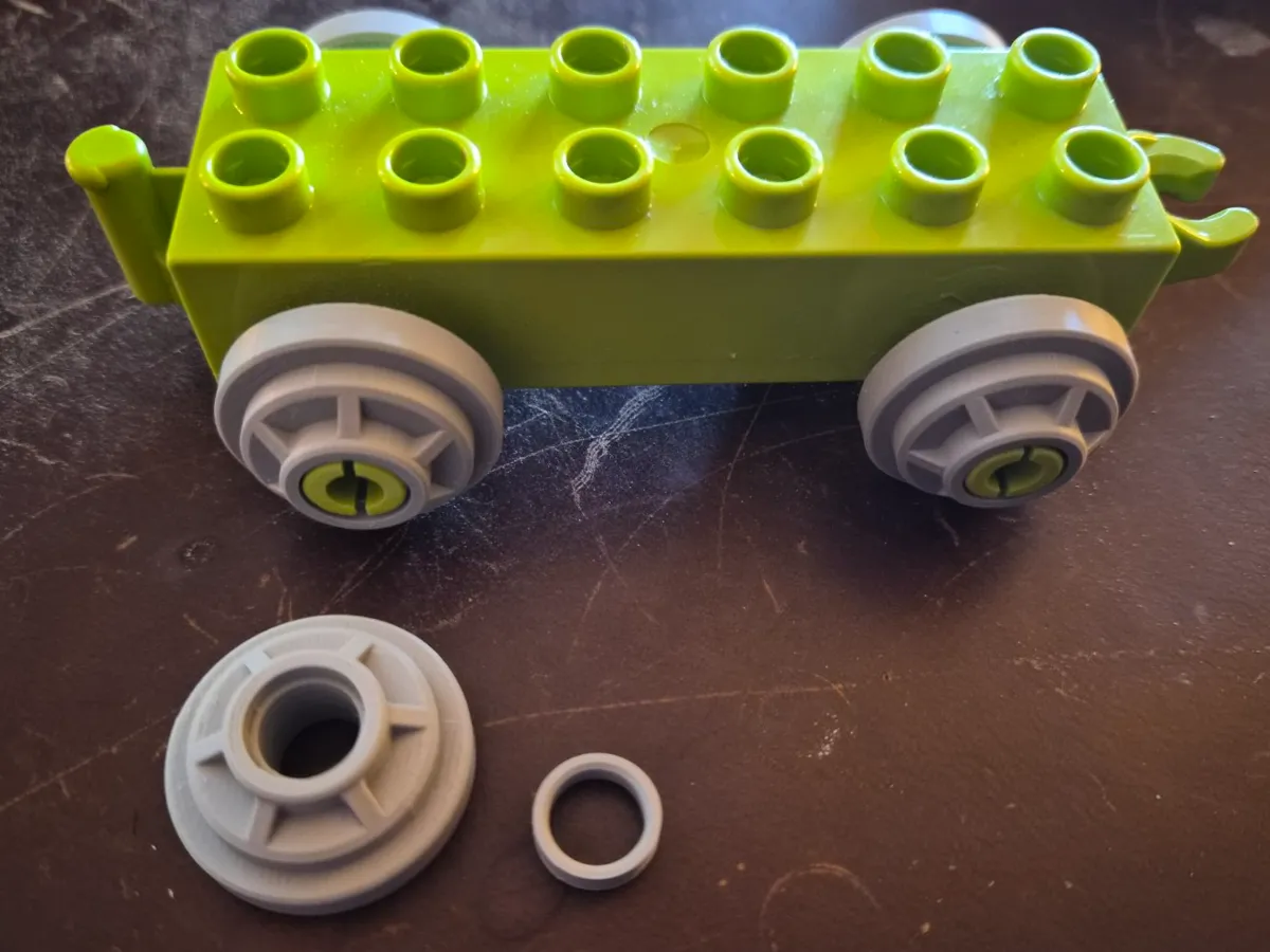 Duplo Train Wheels - Free 3D Print Model - MakerWorld