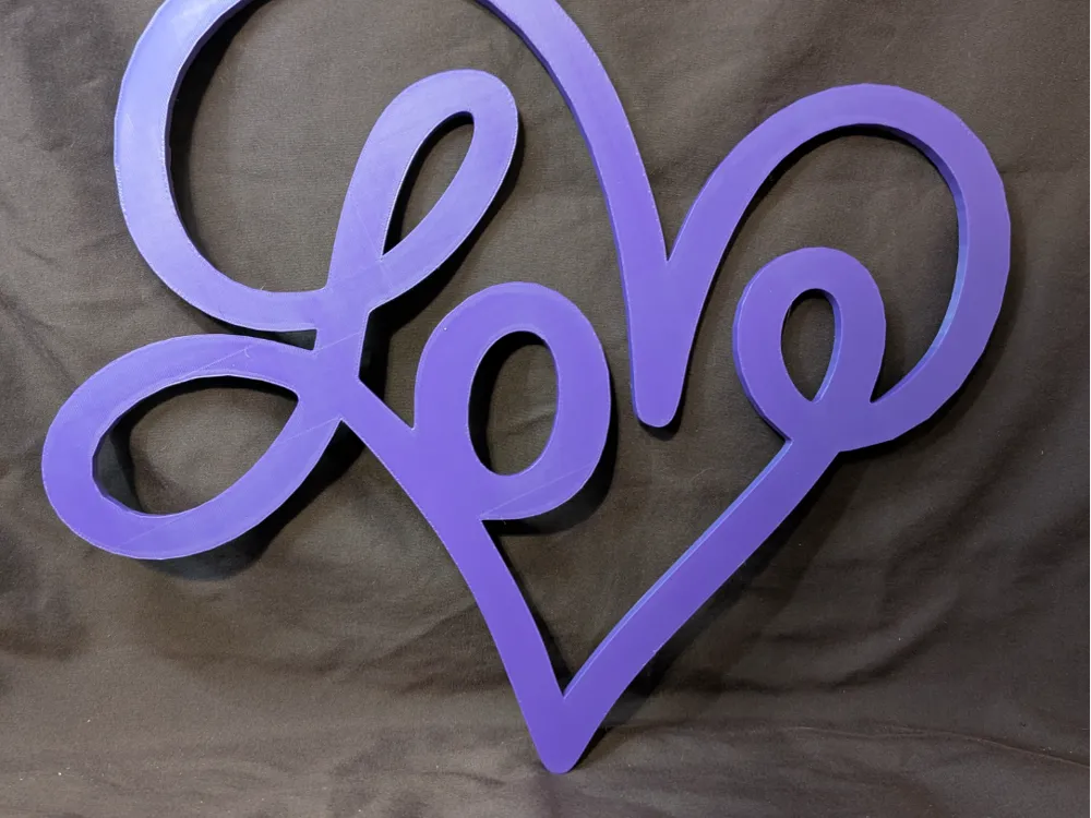 love wall art - Free 3D Print Model - MakerWorld