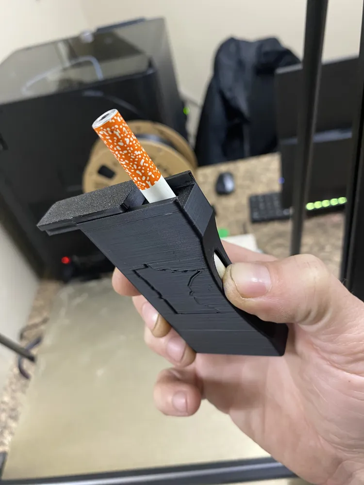 Minnesota Dugout Herb Pipe Box (Deer Whistle) - Free 3D Print Model ...