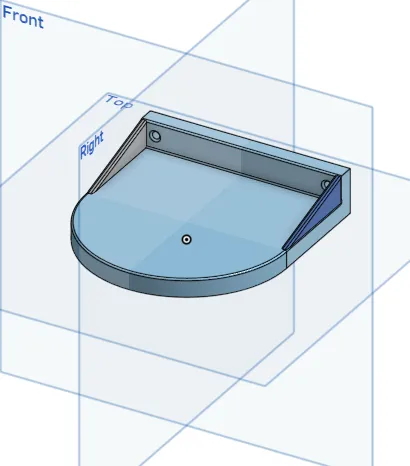 Round shelf - Free 3D Print Model - MakerWorld