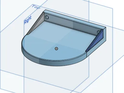 Round shelf - Free 3D Print Model - MakerWorld
