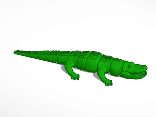 Articulated Crocodile - Free 3D Print Model - MakerWorld